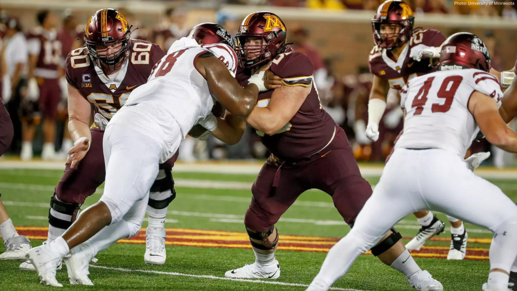 Gophers OL Nathan Boe Draws From Past Lessons Ahead of 2023 Season ...